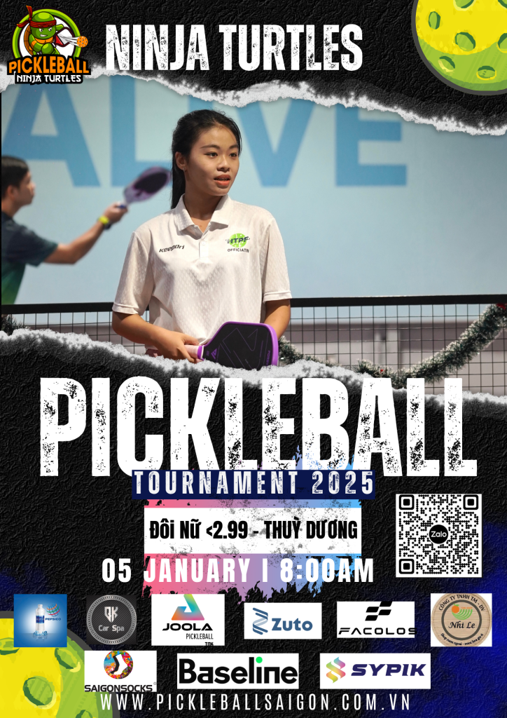 GIẢI ĐẤU PICKLEBALL NINJA TURTLES TOURNAMENT 2025