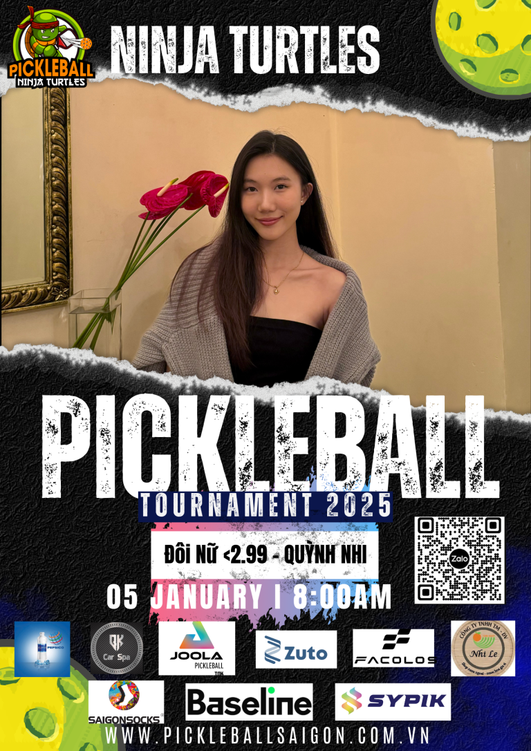 GIẢI ĐẤU PICKLEBALL NINJA TURTLES TOURNAMENT 2025