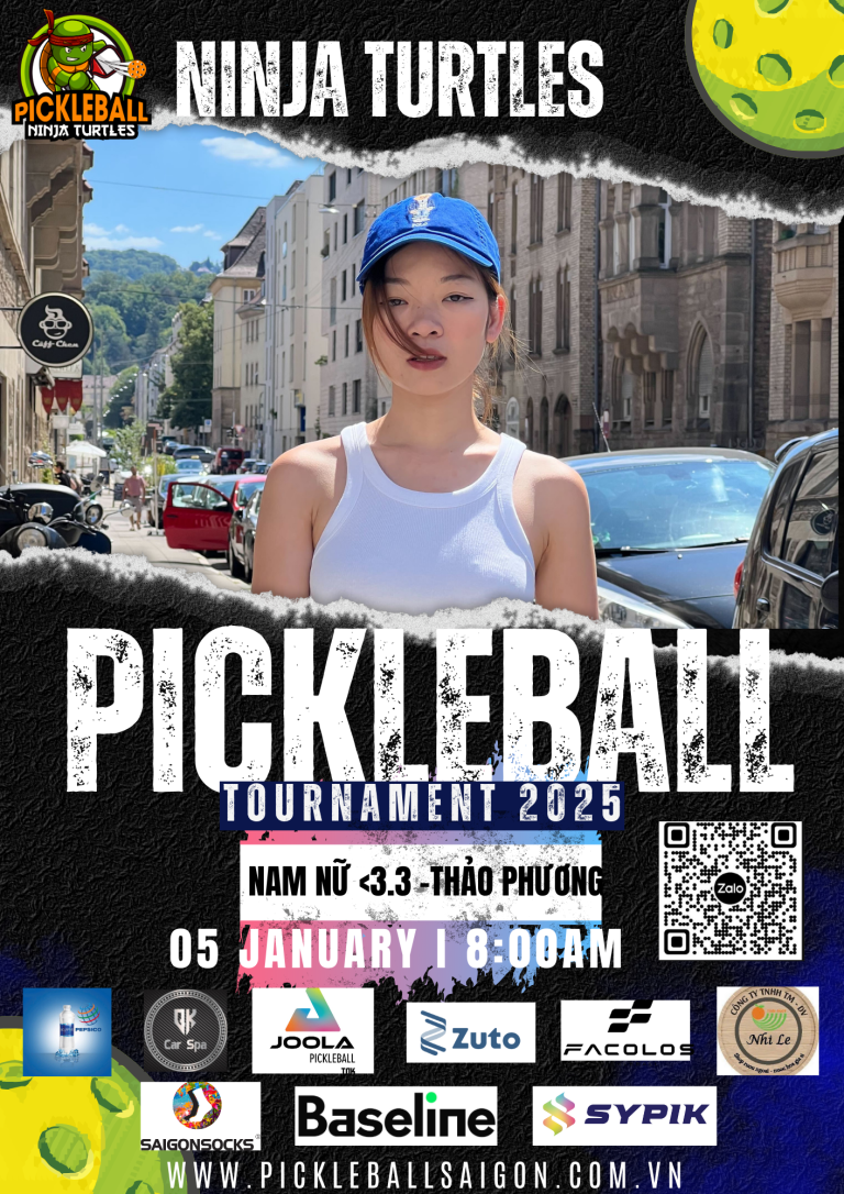 GIẢI ĐẤU PICKLEBALL NINJA TURTLES TOURNAMENT 2025